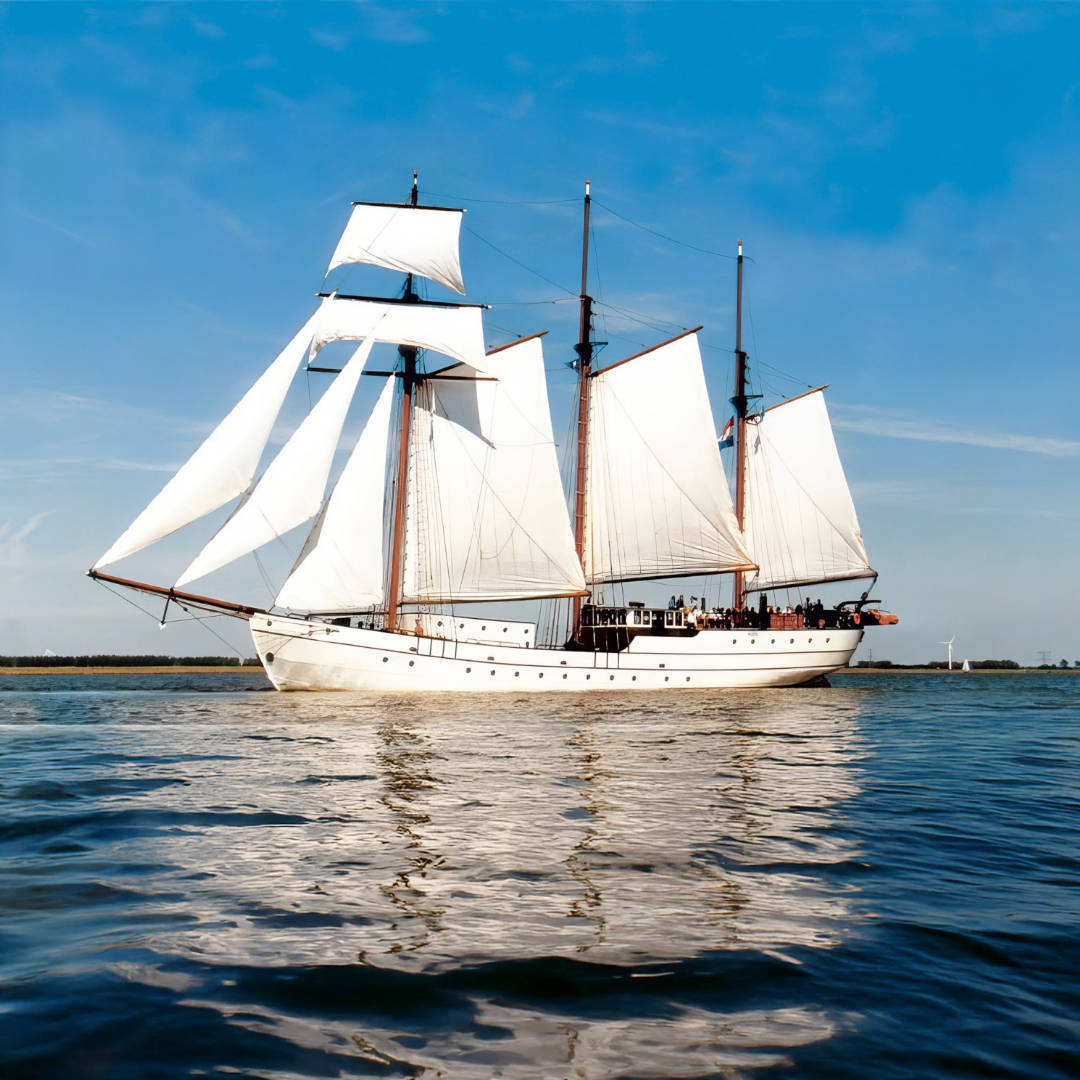 Tall Ship Schooner - Amsterdam, Netherlands - Ship Stays